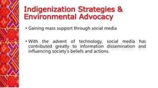 Indigenization strategies-virtual-report | PPTX