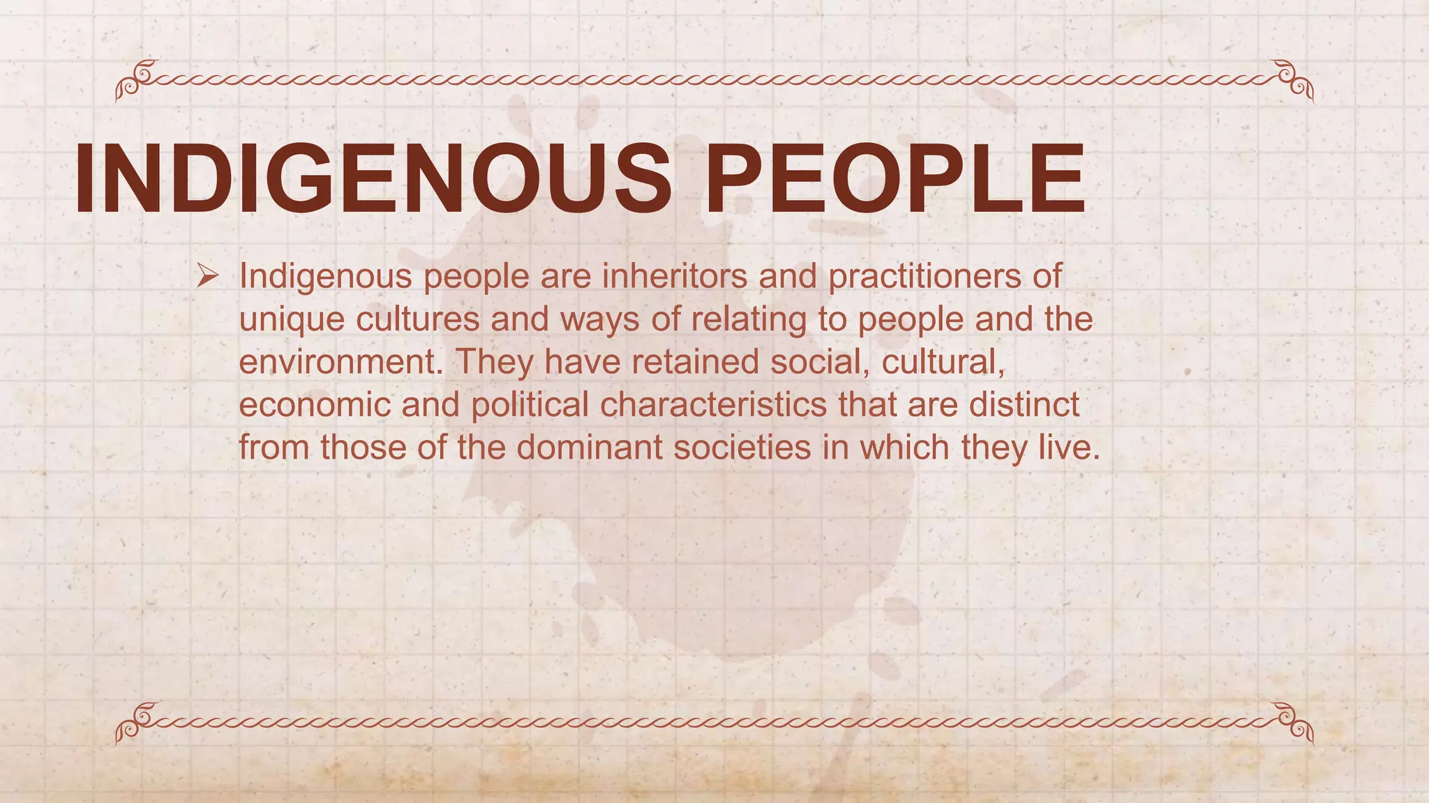 INDIGENOUS COMMUNALITIES PPT in Culture and Society | PPT