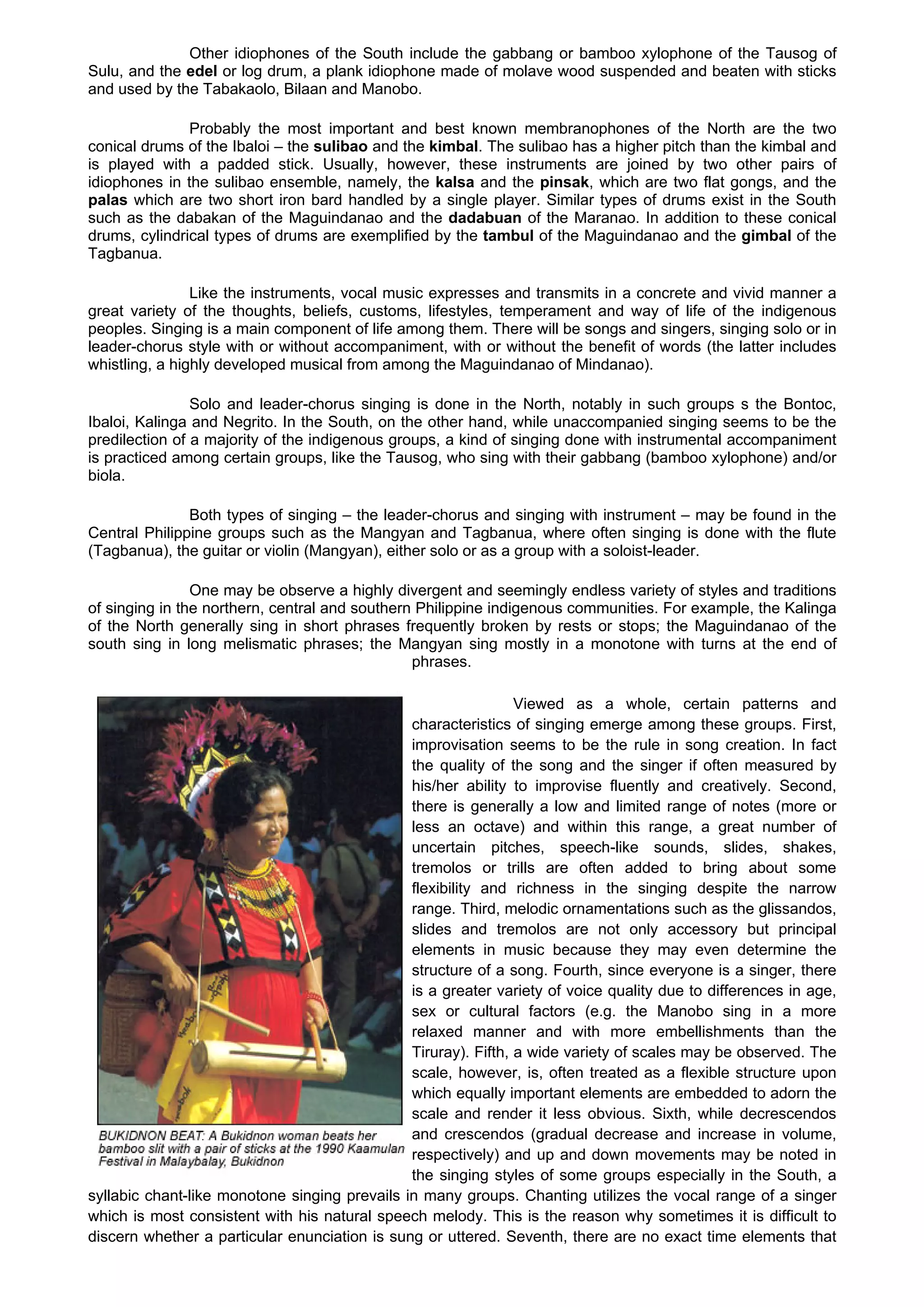 Indigenous music | PDF