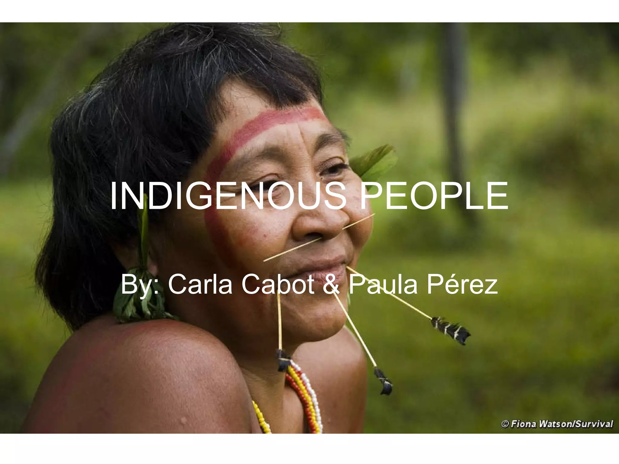 Indigenous people | PPT
