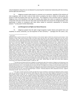 Indigenous and tribal peoples rights over their ancestral lands and ...