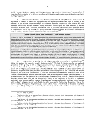 Indigenous and tribal peoples rights over their ancestral lands and ...