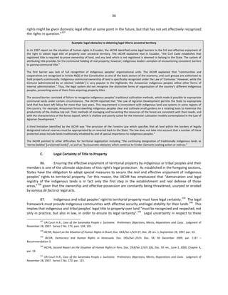 Indigenous and tribal peoples rights over their ancestral lands and ...