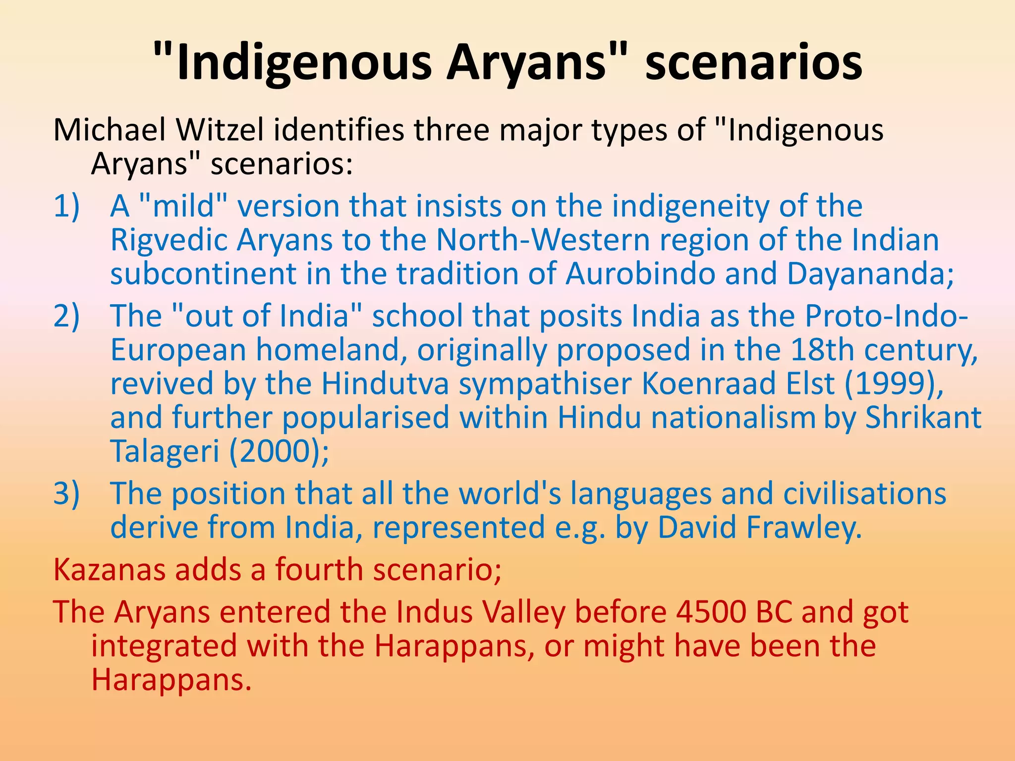 Indigenous aryans | PPTX