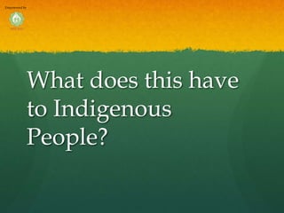 Indigenous Consciousness | PPTX