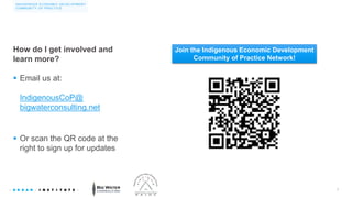 Indigenous CoP Presentation | PPTX