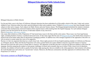 Indigenous Education And Bilingual Education | PDF | Education