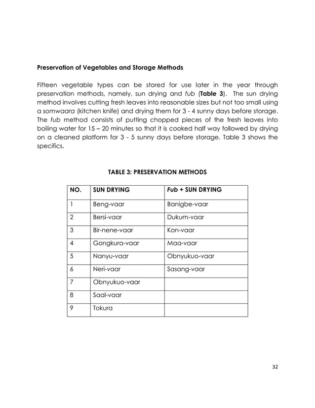 INDIGENOUS FOODS, NUTRITION AND HEALTH OF THE DAGARA ETHNICITY | PDF