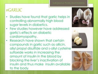 Indigenous foods and diabetes | PPTX