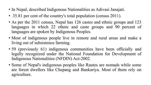 Indigenous group of people and social justice | PPT
