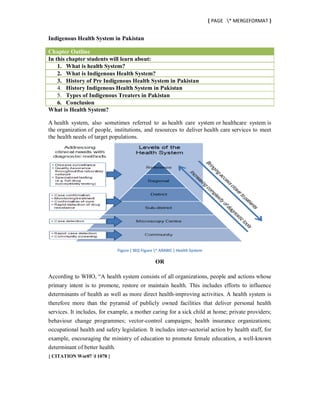Indigenous health system in pakistan | PDF