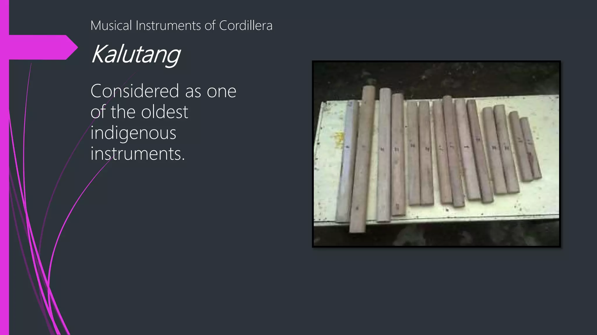 Indigenous Instruments of Cordillera | PPTX