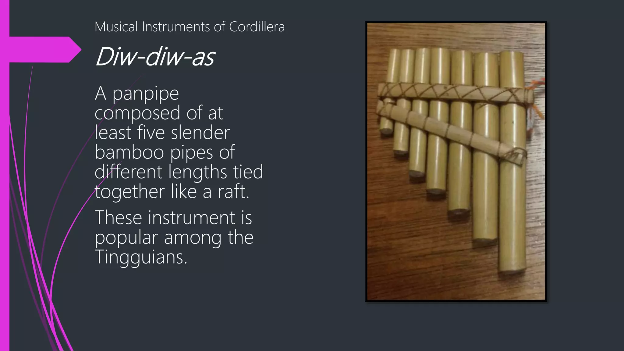 Indigenous Instruments of Cordillera | PPTX