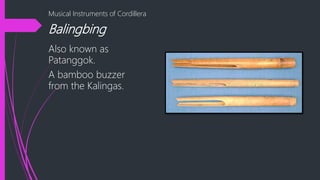 Indigenous Instruments of Cordillera | PPTX