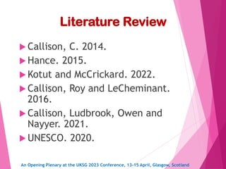 UKSG 2023 - Plenary 1 - Indigenous Knowledge Preservation as a Sign of ...