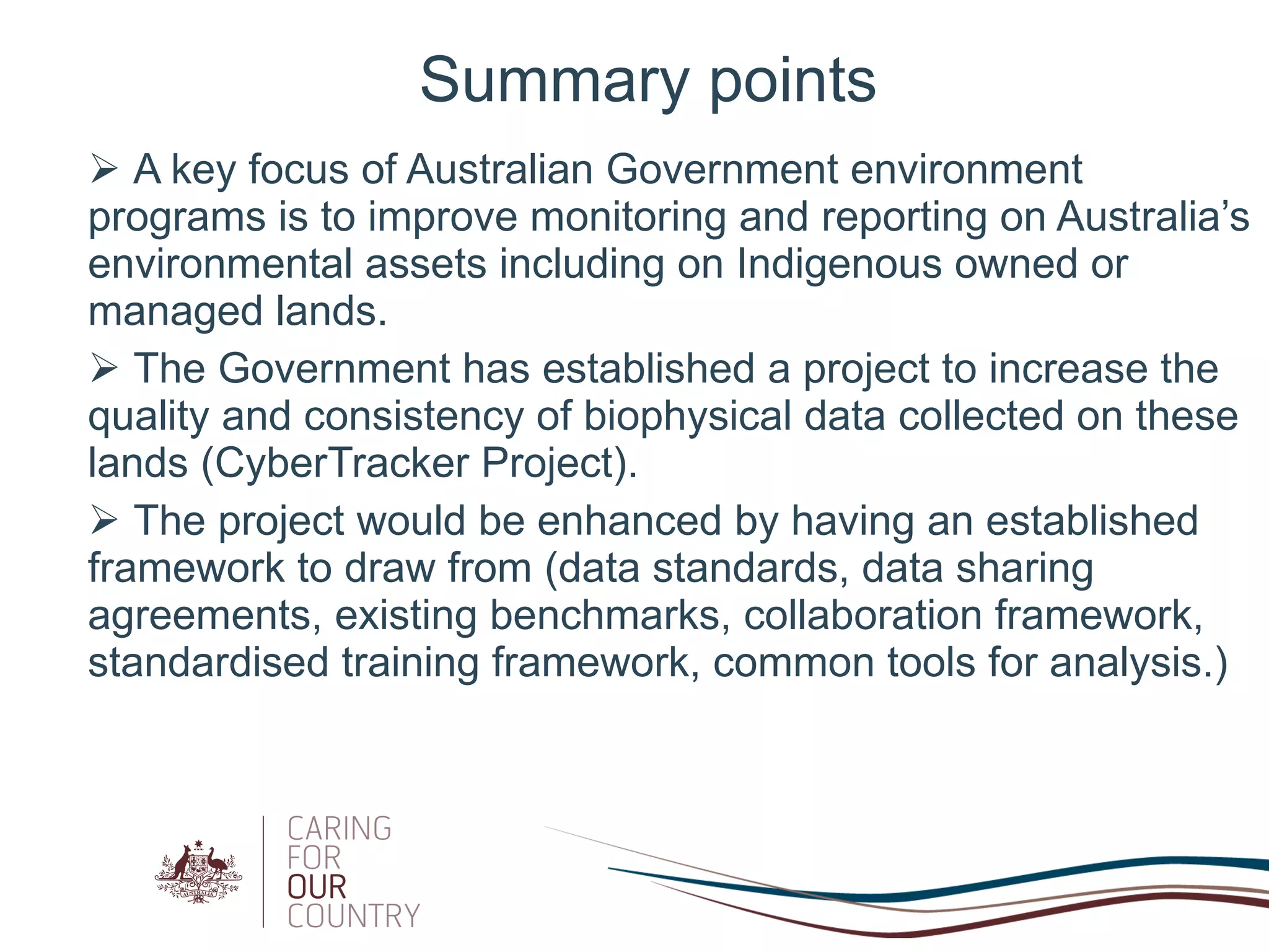 Indigenous Land Management - David Robertson | PPT