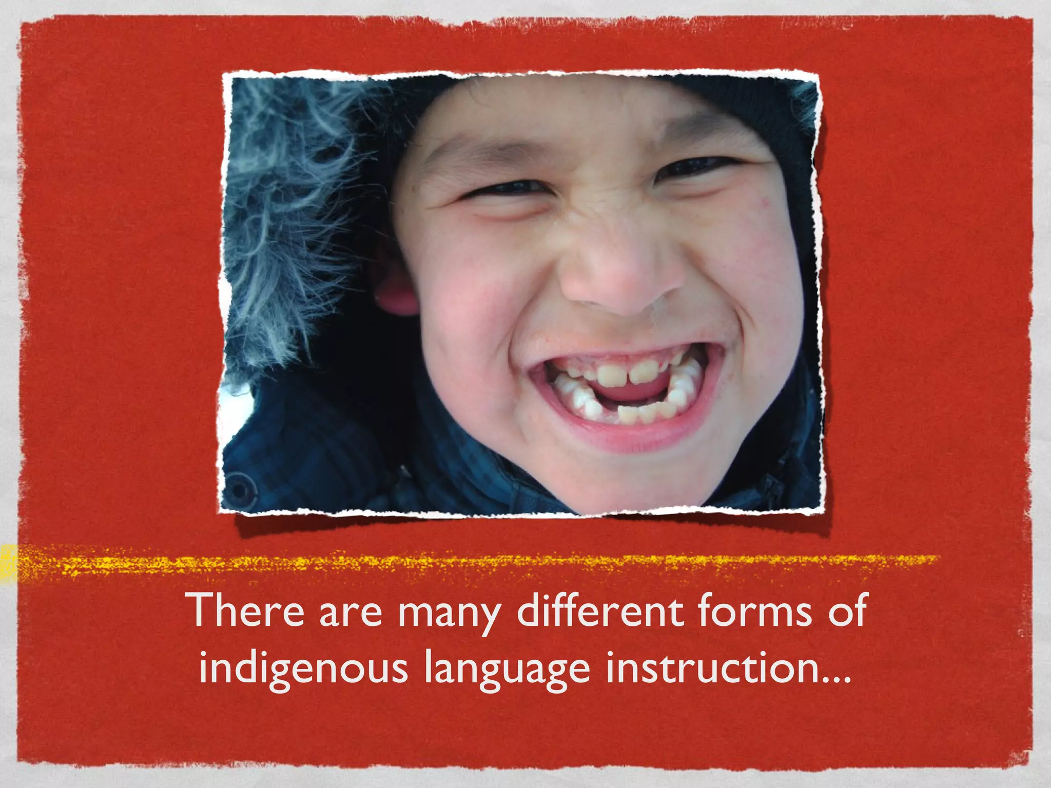 Indigenous language Immersion in Canada | PPT