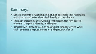 Short film summary for presenting in class.pptx
