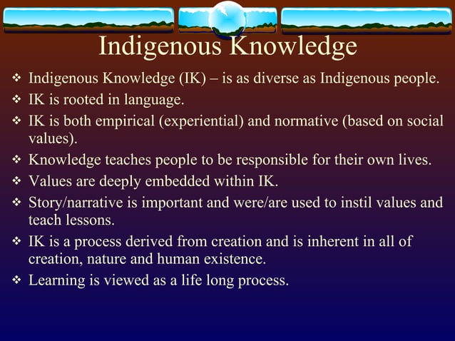 Indigenous pedagogy and learning oct2011 | PPT