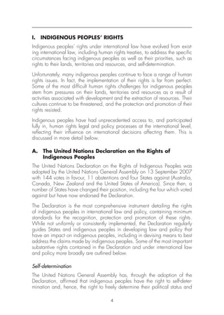 Indigenous People and the United Nations Human Rights System | PDF