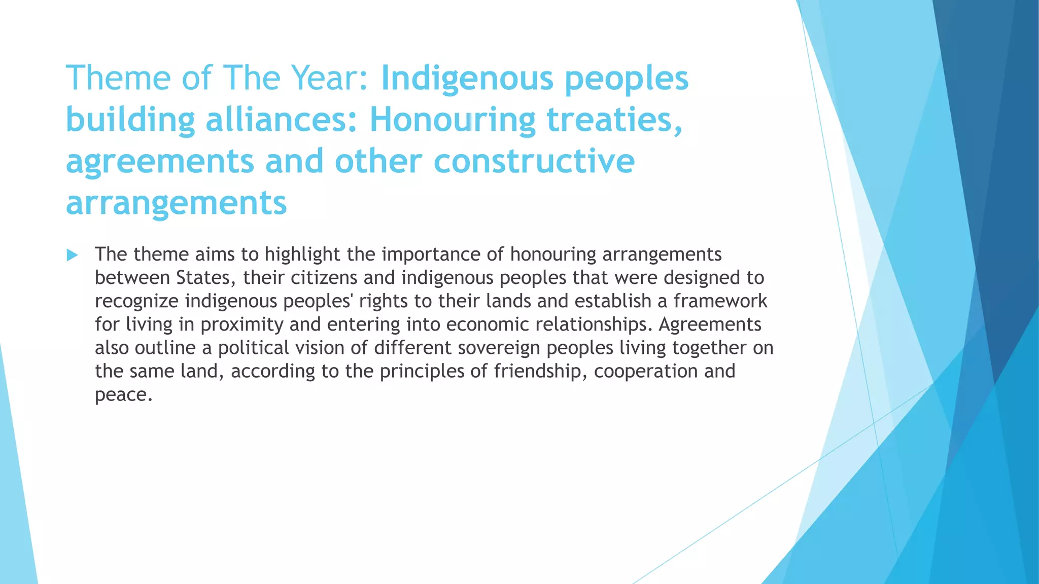 Indigenous people around the world | PPTX