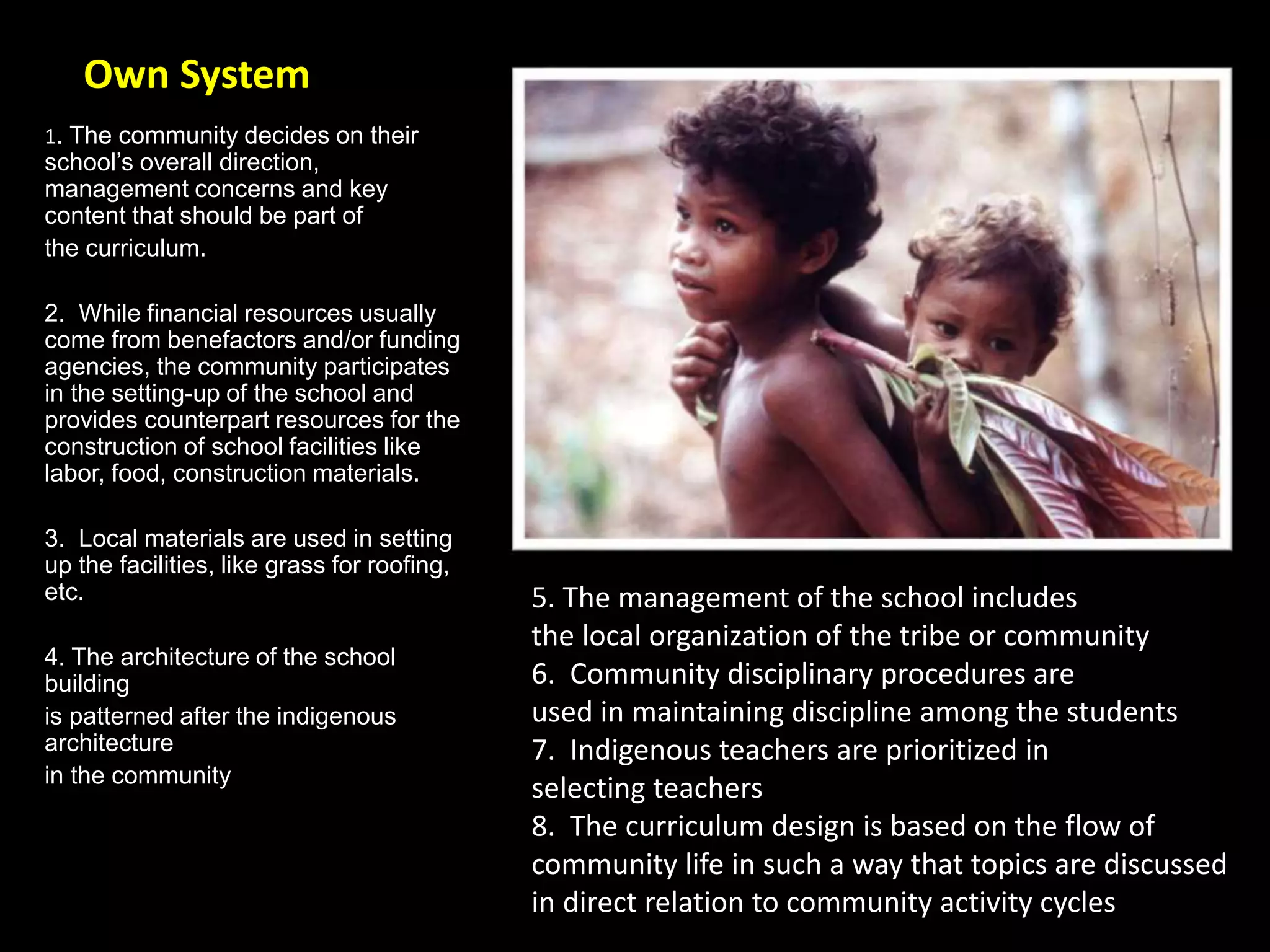 Indigenous people education | PPTX