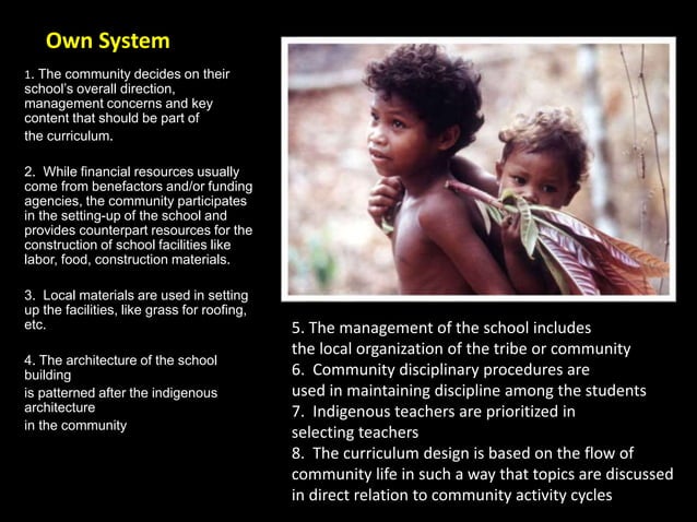 Indigenous people education | PPTX | Professional School | Postgraduate ...