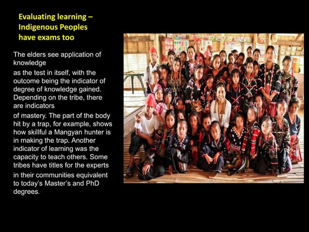 Indigenous people education | PPTX | Professional School | Postgraduate ...