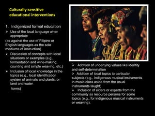 Indigenous people education | PPTX