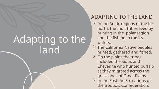 Indigenous people of north America usst grade 9 | PPT