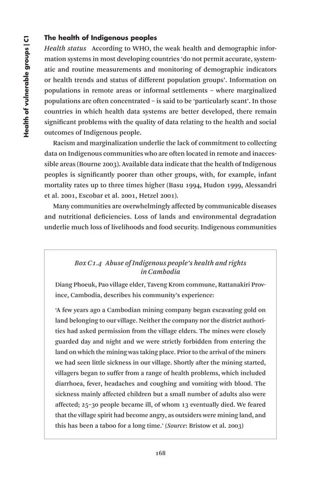 Indigenous peoples introduction | PDF | Medical Health