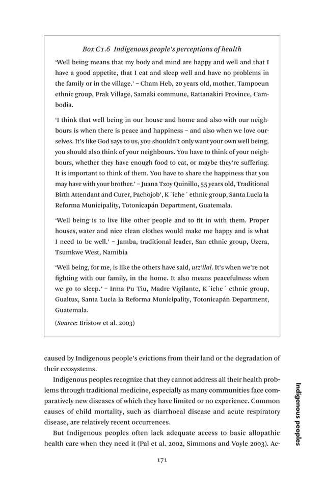 Indigenous peoples introduction | PDF | Medical Health