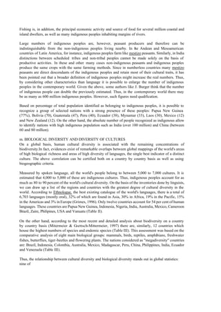 Indigenous peoples and biodiversity | PDF