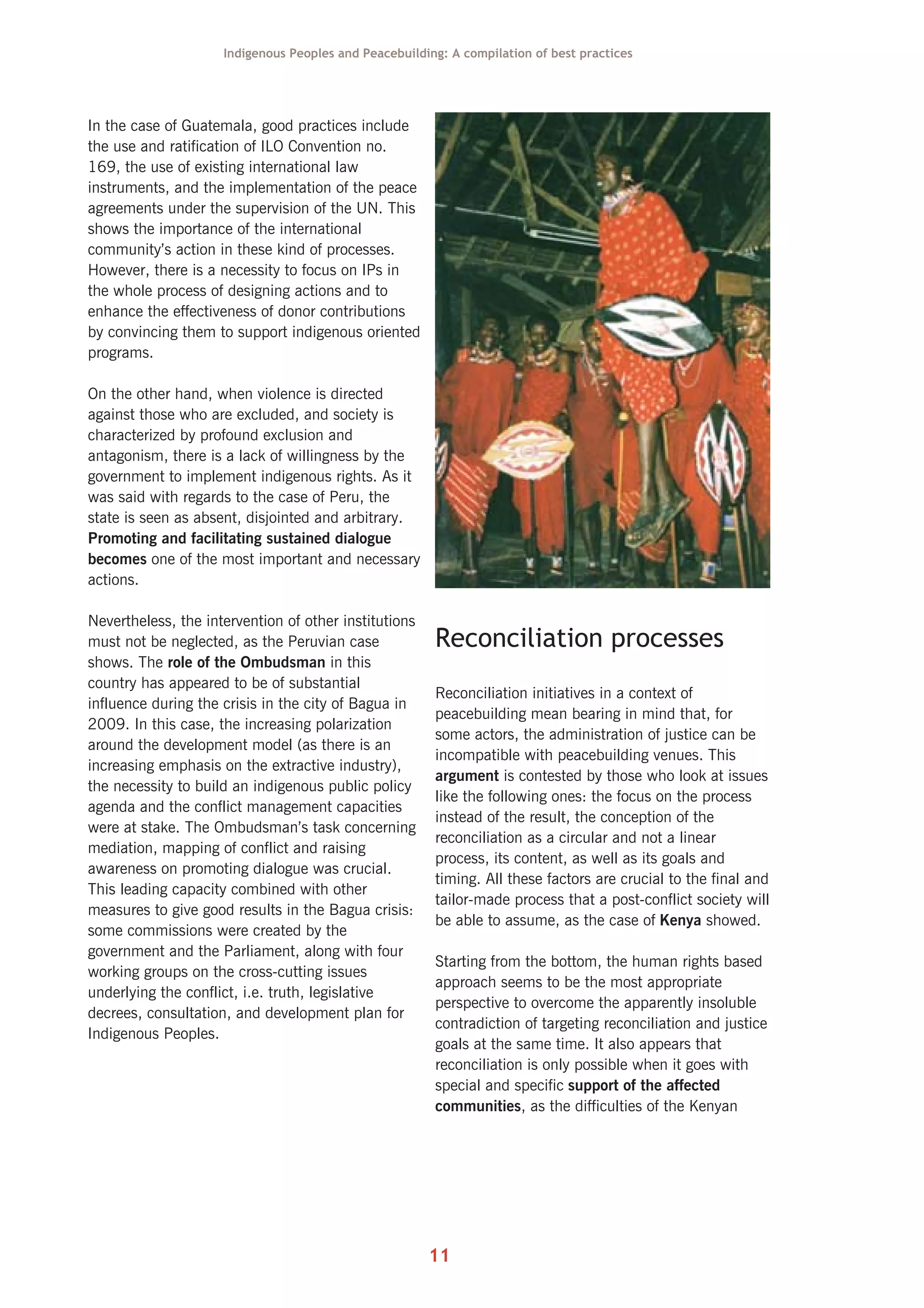 Indigenous peoples and peacebuilding | PDF