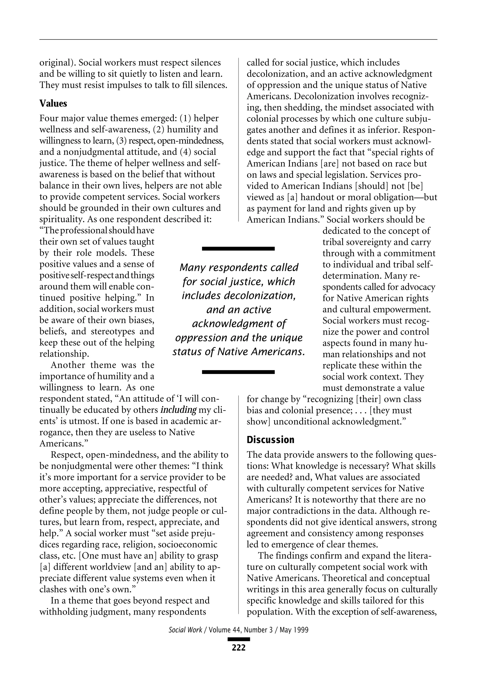 Indigenous peoples and the social work profession defining culturally ...