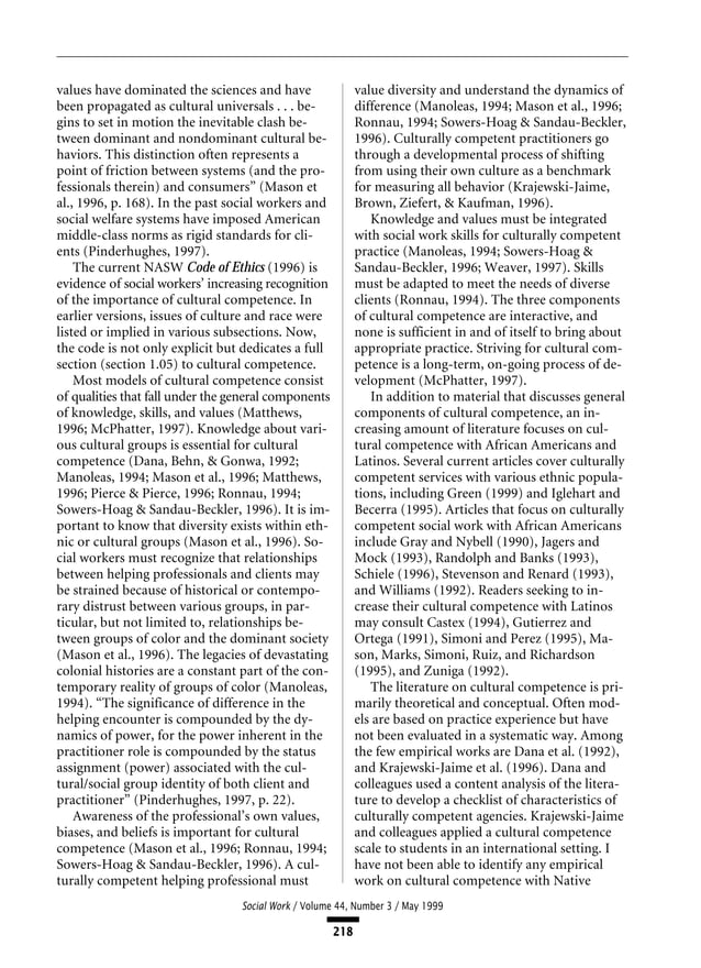 Indigenous peoples and the social work profession defining culturally ...