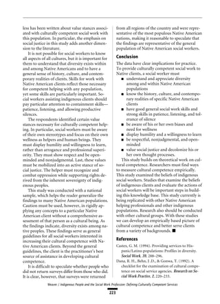 Indigenous peoples and the social work profession defining culturally ...