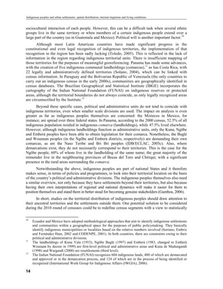 Indigenous peoples and urban settlements | PDF
