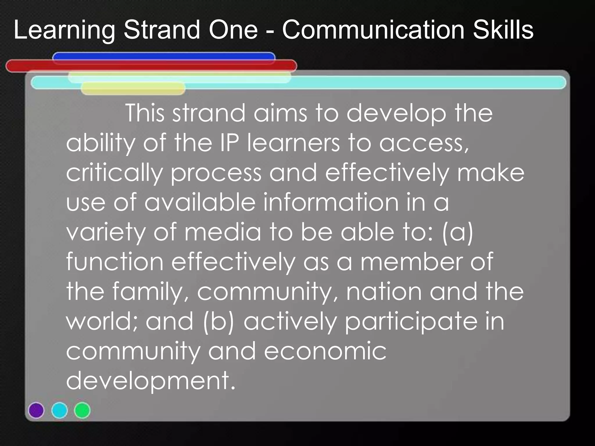 Indigenous peoples education curriculum of the Philippines | PPTX