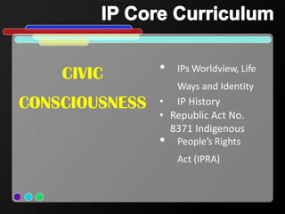 Indigenous peoples education curriculum of the Philippines | PPTX