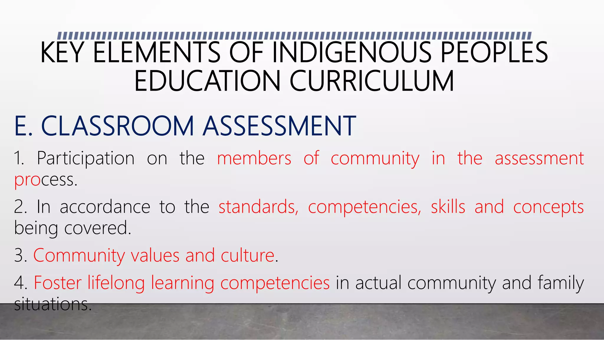 Indigenous Peoples Education Curriculum Framework | PPTX