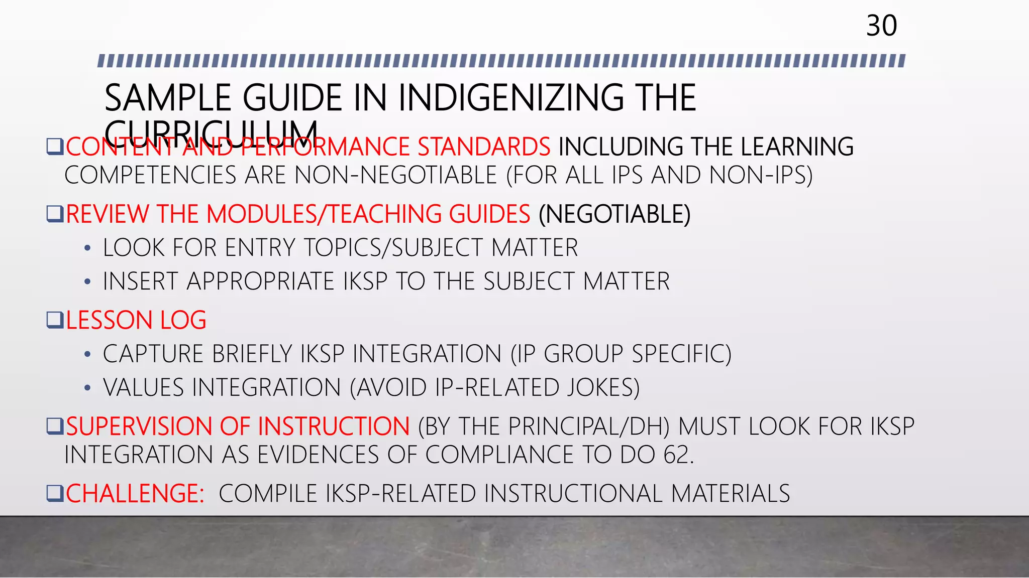 Indigenous Peoples Education Curriculum Framework | PPTX