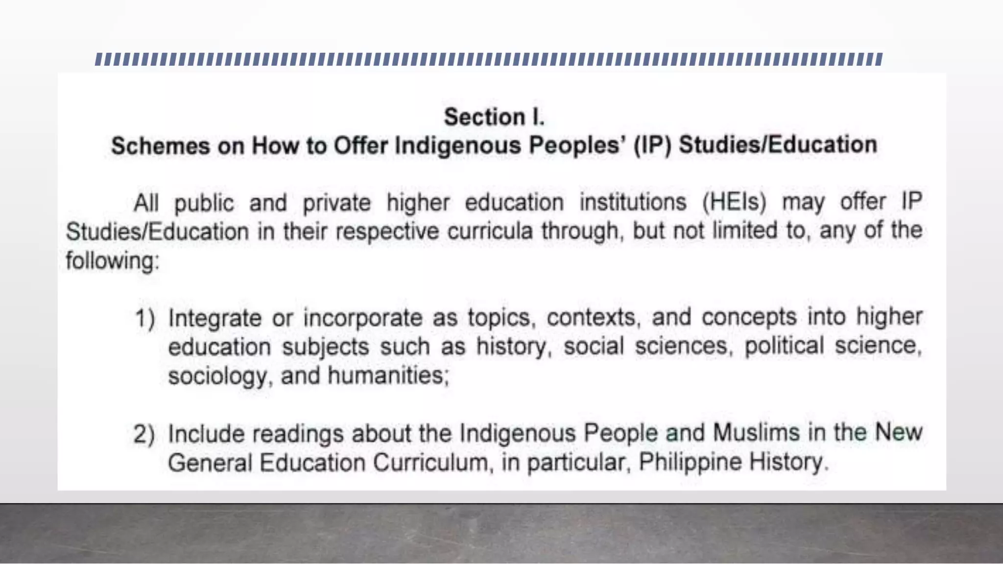 Indigenous Peoples Education Curriculum Framework | PPTX