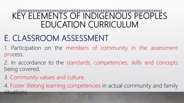 Indigenous Peoples Education Curriculum Framework | PPTX