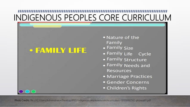 Indigenous Peoples Education Curriculum Framework | PPTX