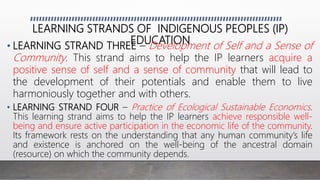Indigenous Peoples Education Curriculum Framework | PPTX