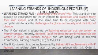 Indigenous Peoples Education Curriculum Framework | PPTX
