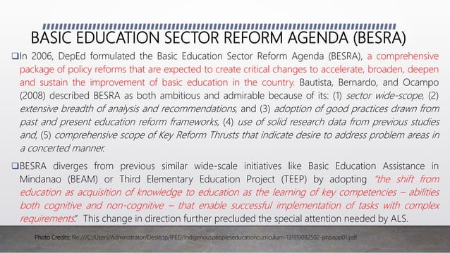 Indigenous Peoples Education Curriculum Framework | PPTX
