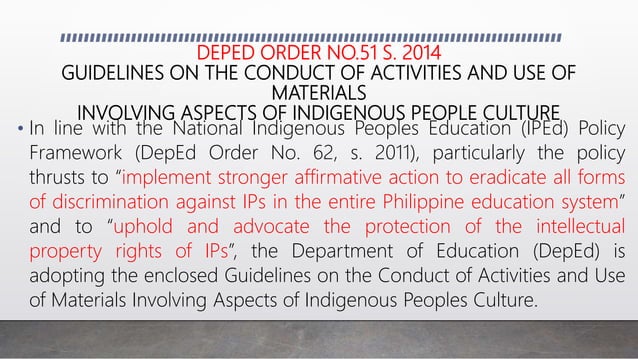 Indigenous Peoples Education Curriculum Framework | PPTX