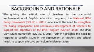 Indigenous Peoples Education Curriculum Framework | PPTX